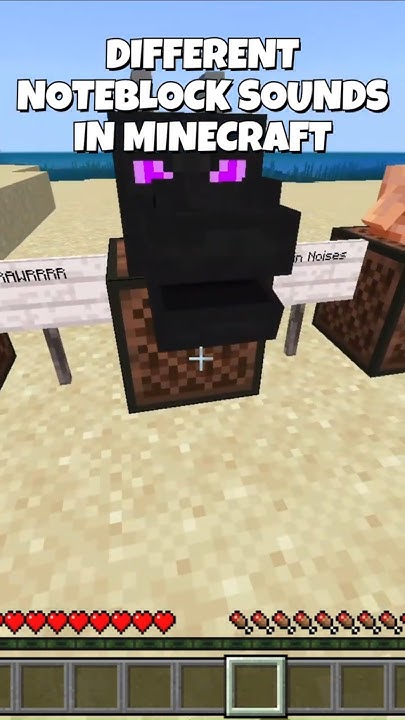 Every Note Block Sound in MINECRAFT! #foryou #minecraft #gaming # ...