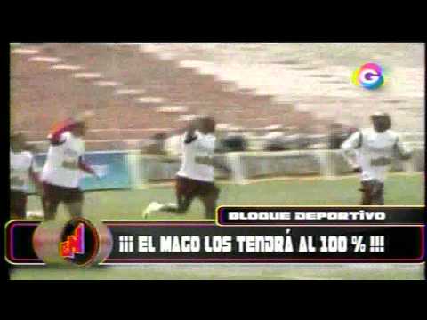 El Noticioso - La seleccion entrena en la altura para enfrentar a Bolivia