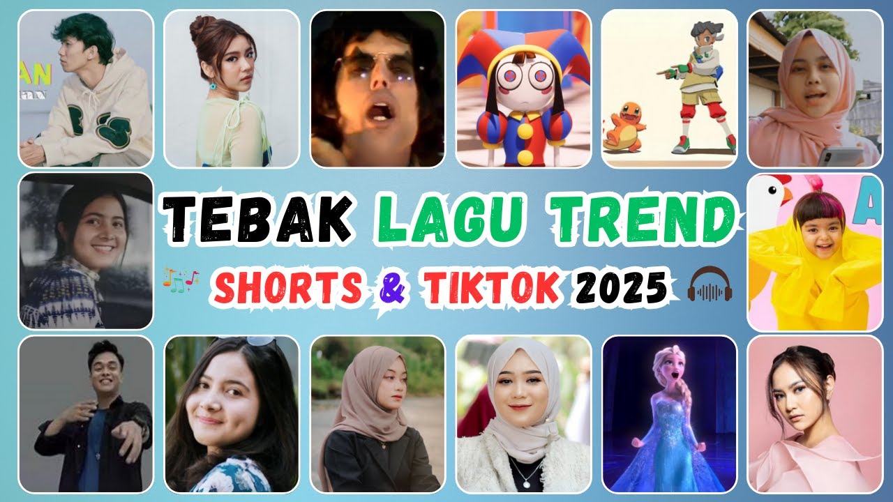 TEBAK LAGU VIRAL DI SHORT DAN TIKTOK 2025! ciinan bana, dola, visi misi ...