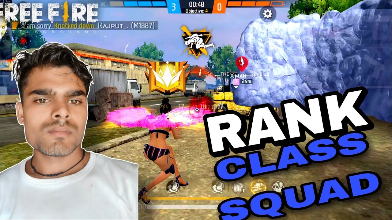 class squad rank 😂 grandmaster player free fire video GAREENA class squad rank 😂 free fire - YouTube