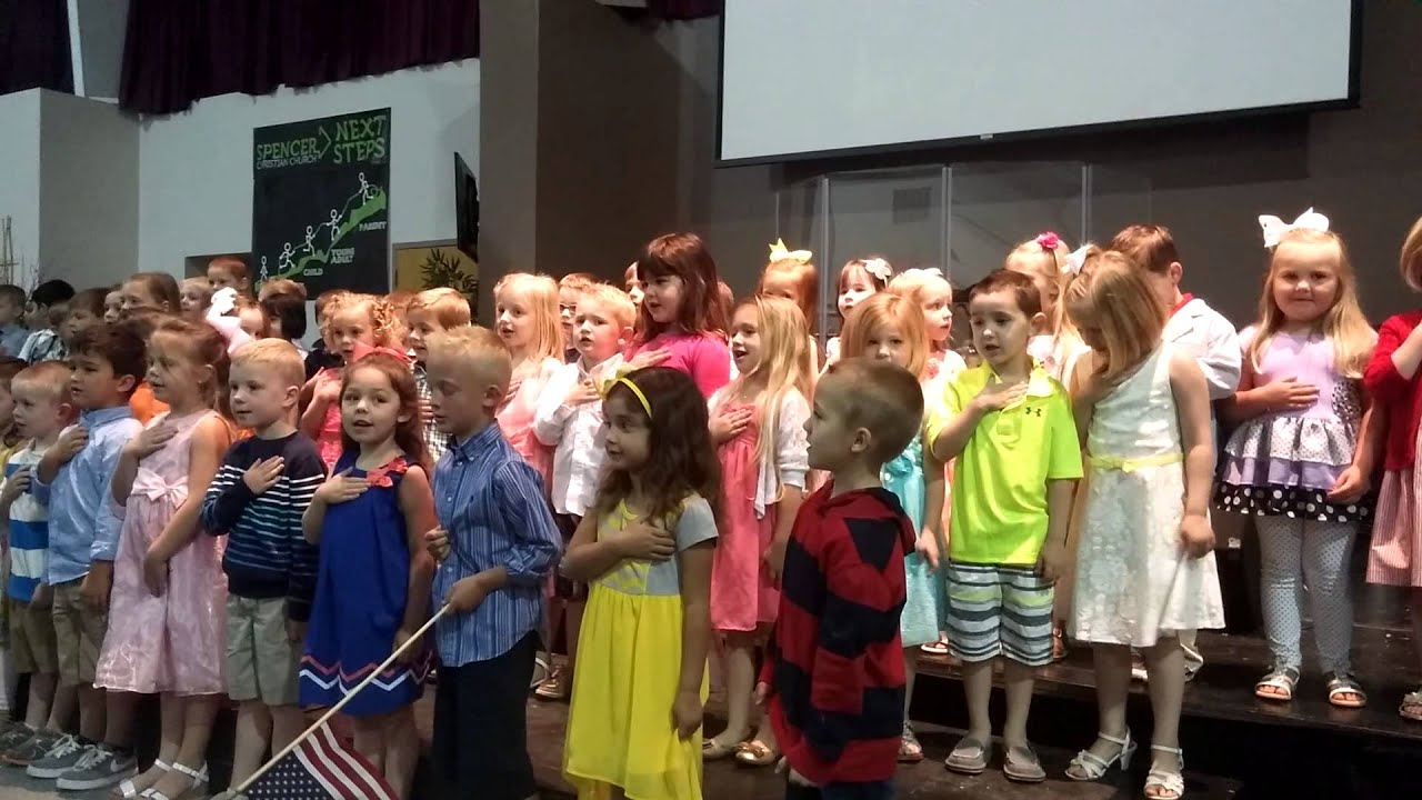 Gali's Preschool Pledge of Allegiance - YouTube