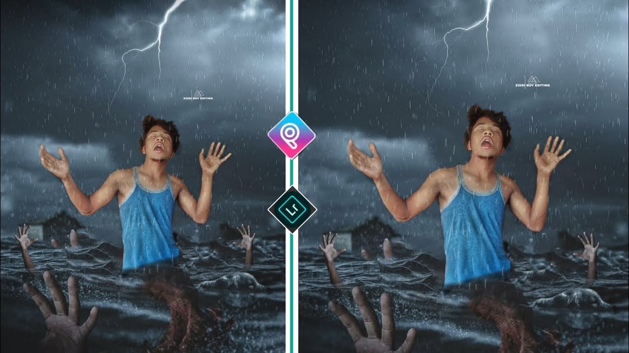 Horror Photo Editing || Picsart Photo Editing || Lightroom Photo ...