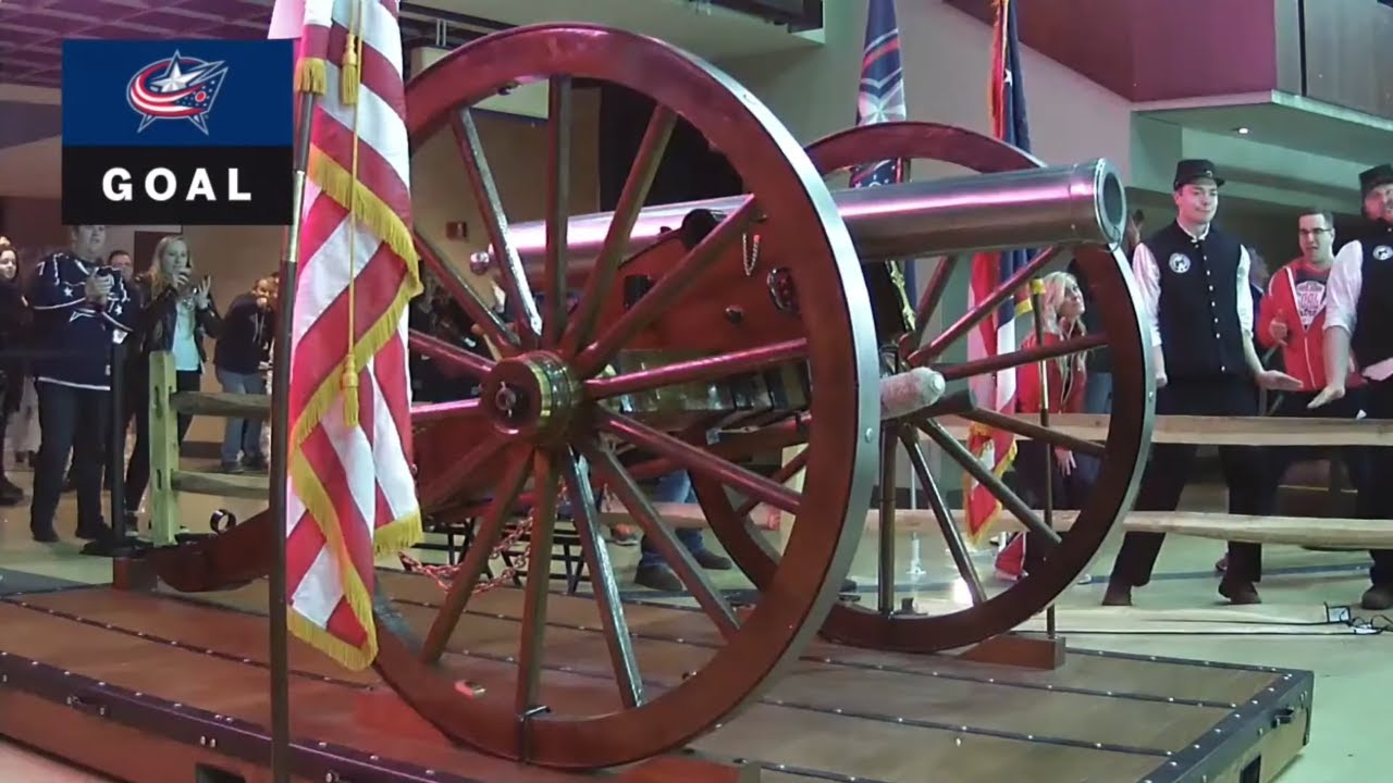 Blue Jackets Cannon Crew Cam(Slowed Down) - YouTube