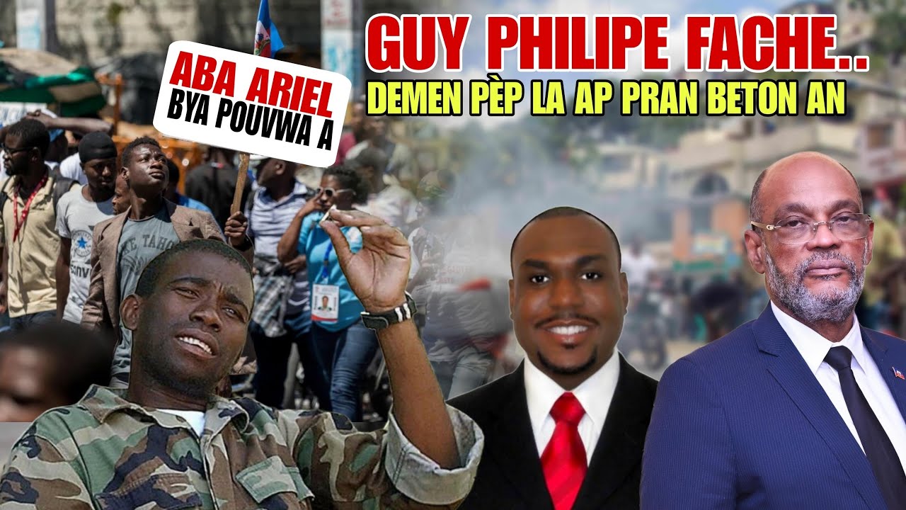 Bourik Chaje pa Kanpe..Guy Philipe bay premye pati Batay revolisyon an ...