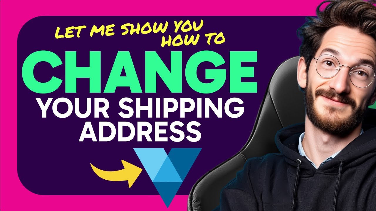 How to CHANGE SHIPPING ADDRESS on Vistaprint (Step by Step) - YouTube
