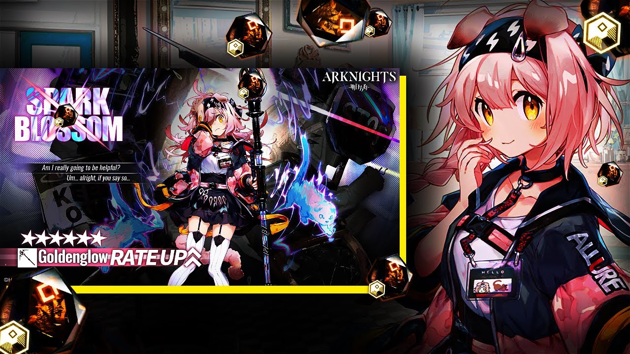 GOLDENGLOW IS HERE! PINK CAT SUMMONS! FOR NAMIE! | Arknights - YouTube