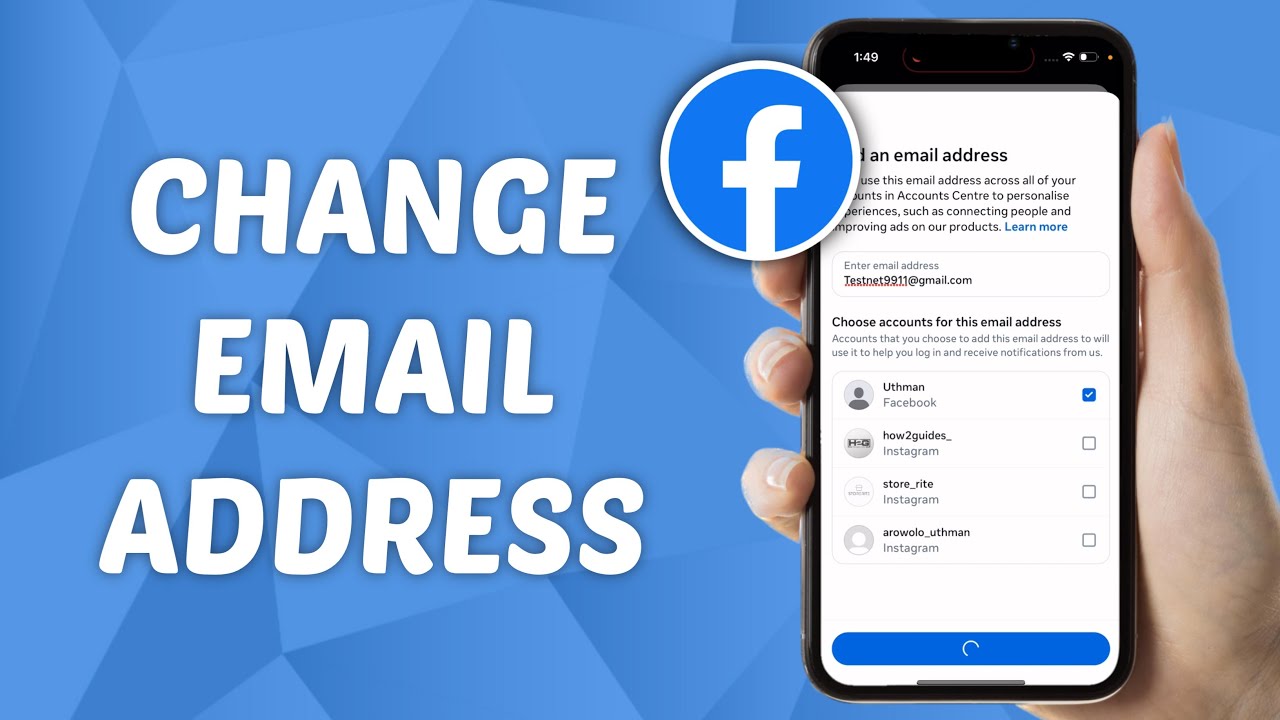 How to Change Facebook Email Address - YouTube