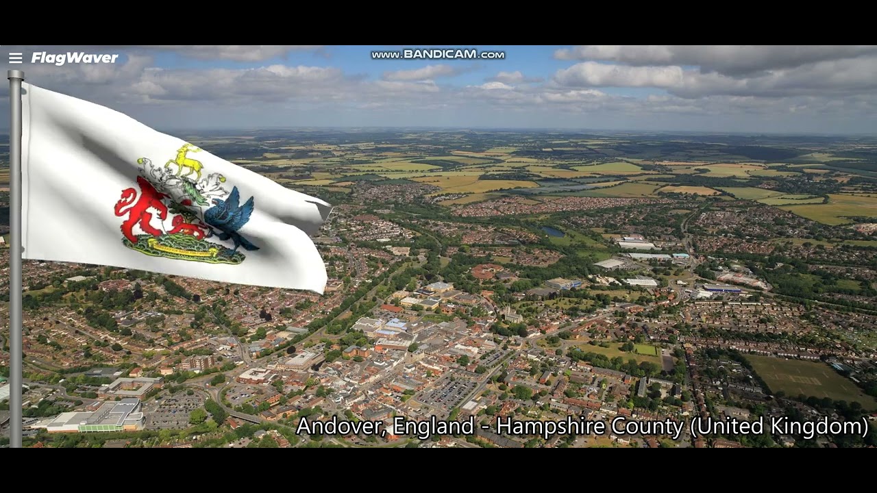 Andover, England Flag - Hampshire County - YouTube