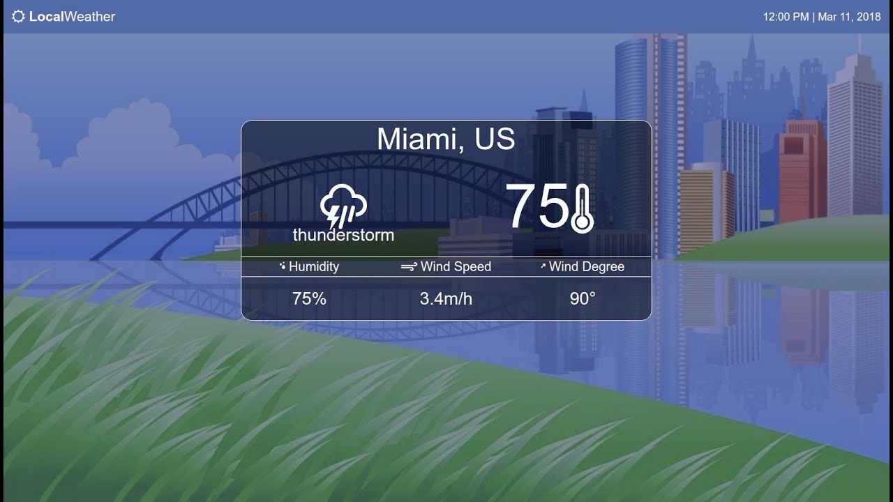 How To Build A Weather App Part 2 Javascript Youtube