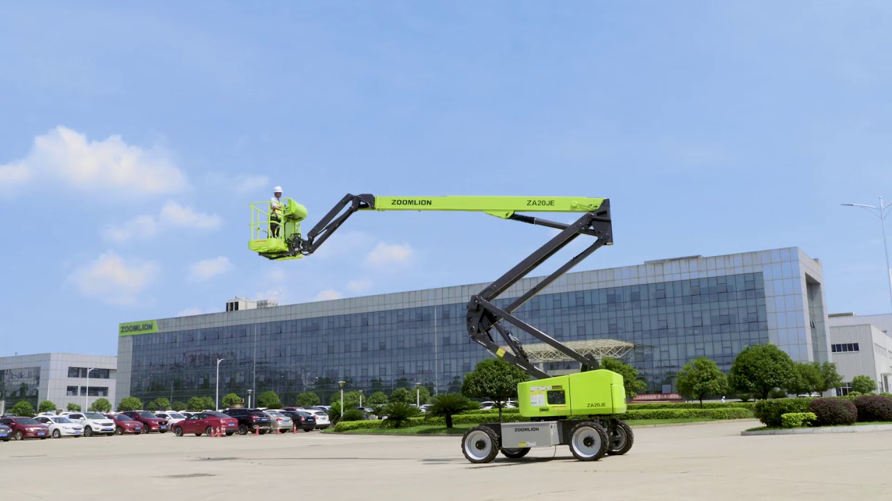 ZOOMLION ACCESS ZA20JE (ZA64JE) Electric Articulating Boom Lift - YouTube