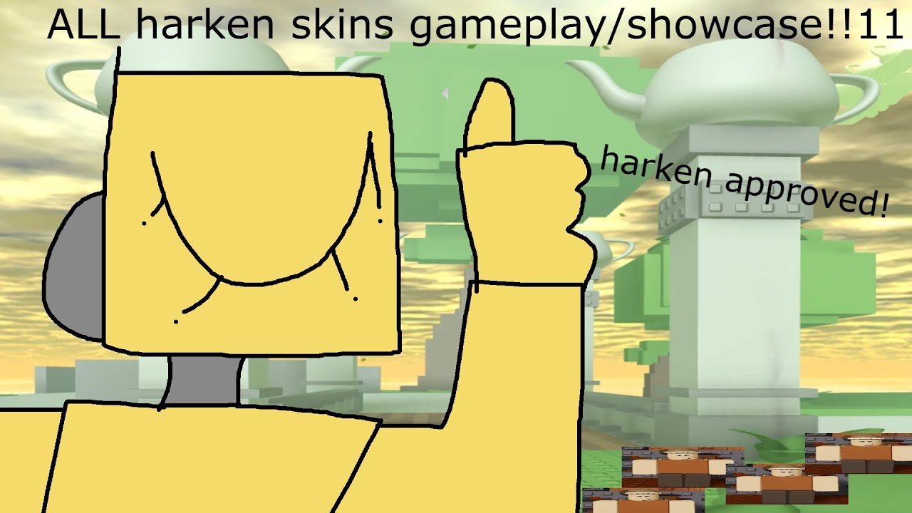 all harken skins gamplay/showcase [die of death] - YouTube