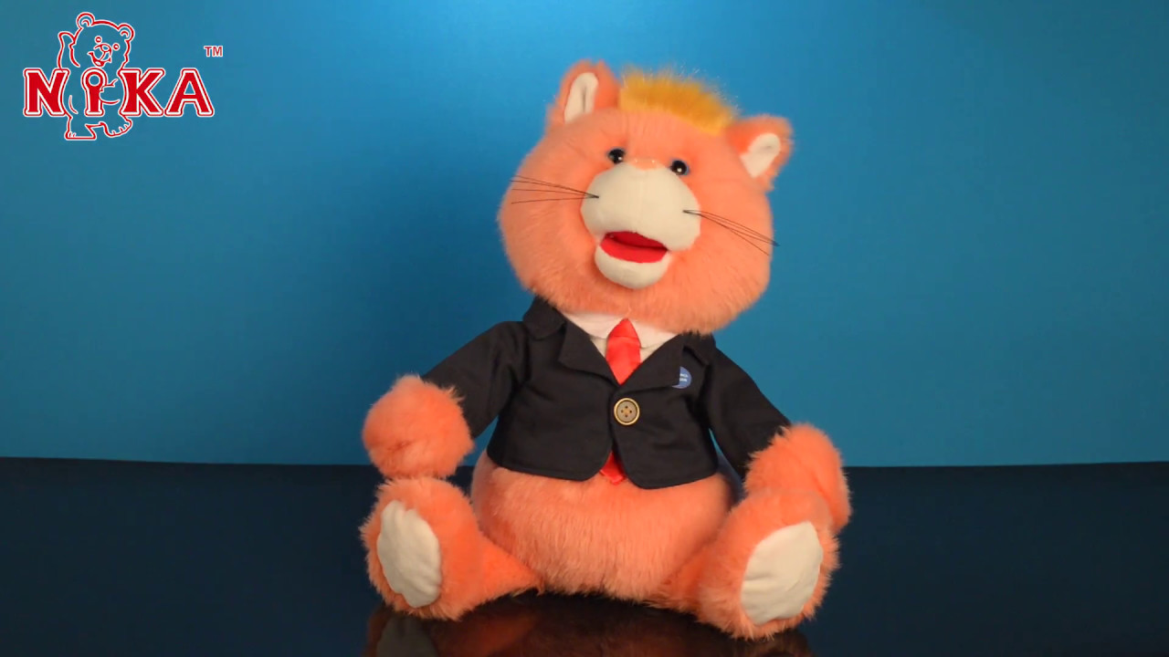 Collectible Gift Donald Cat POTUS Talking Animated Stuffed Animal ...