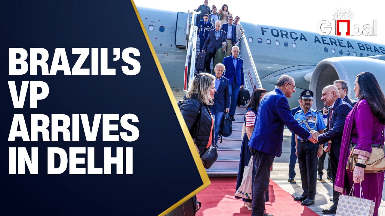 LIVE: Brazil’s Vice President Geraldo Alckmin Arrives in New Delhi for ...