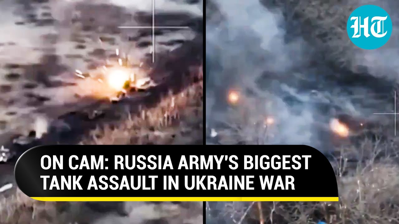 Russia-Ukraine's Biggest Tank War In Three-Year Conflict Near Avdiivka ...