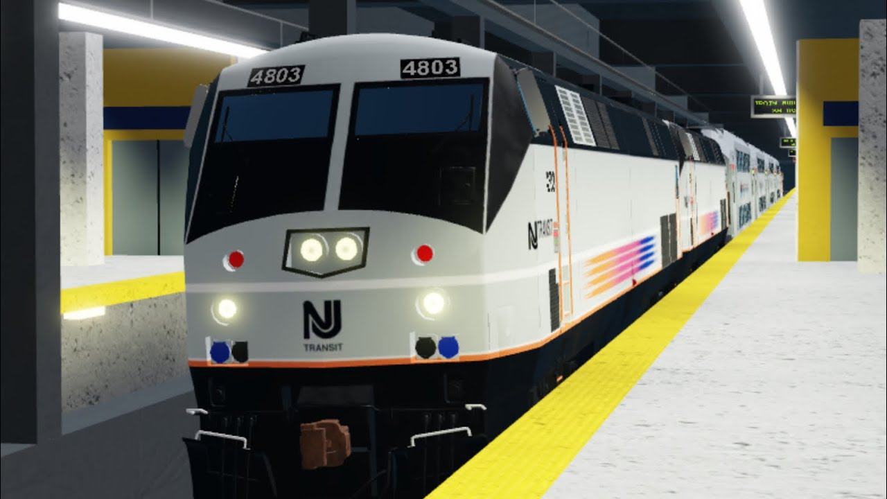 NJ Transit double header P40DC on ACES train #7681! (7/4/2010) - YouTube