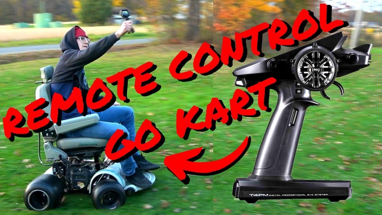 RC Power Chair Go Kart full assembly test - YouTube