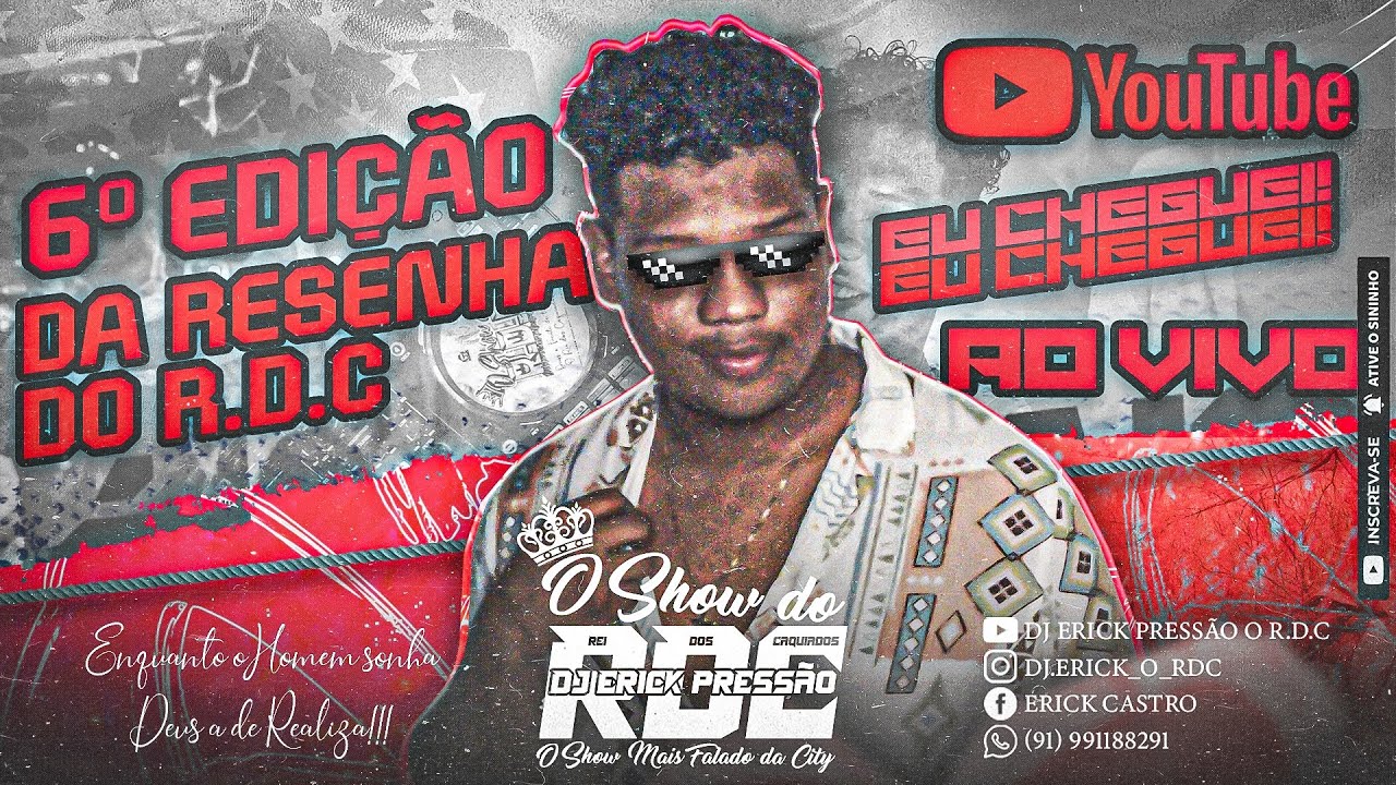 SET AO VIVO SÓ RESENHA 6° EDIÇÃO DO DJ ERICK PRESSÃO RDC 07 06 2023 ...