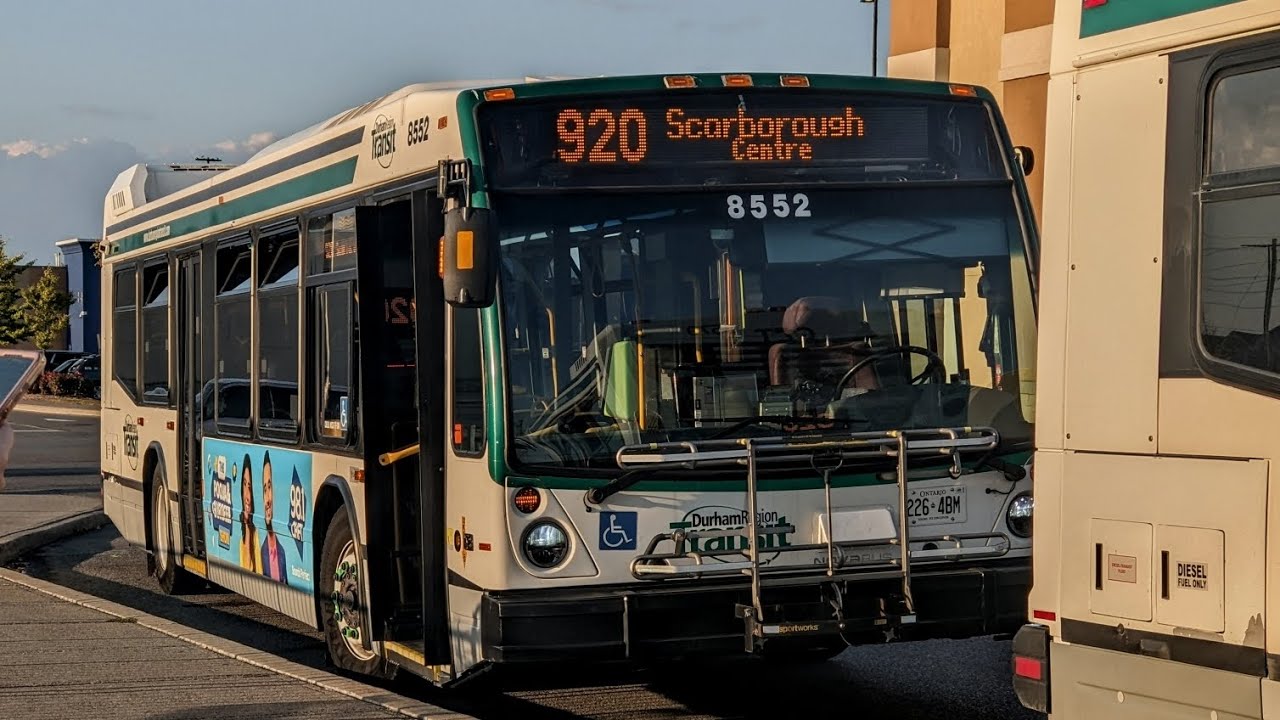 DRT Nova Bus LFS 8579 & 8552 ON Route 920 - Scarborough Centre - YouTube