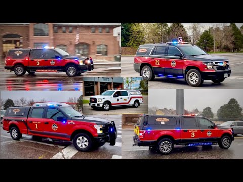 SMFR Chief & Command Car Response Compilation - YouTube