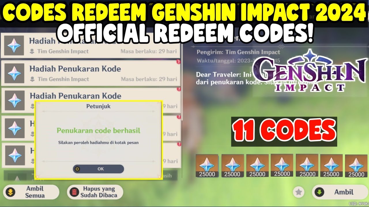 *All NEW* REDEEM CODES GENSHIN IMPACT 2024! | NEW GENSHIN IMPACT CODES ...