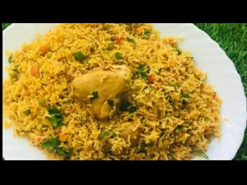Arabic Chicken Fried Rice//How to make chicken fried rice//Chicken Rice ...