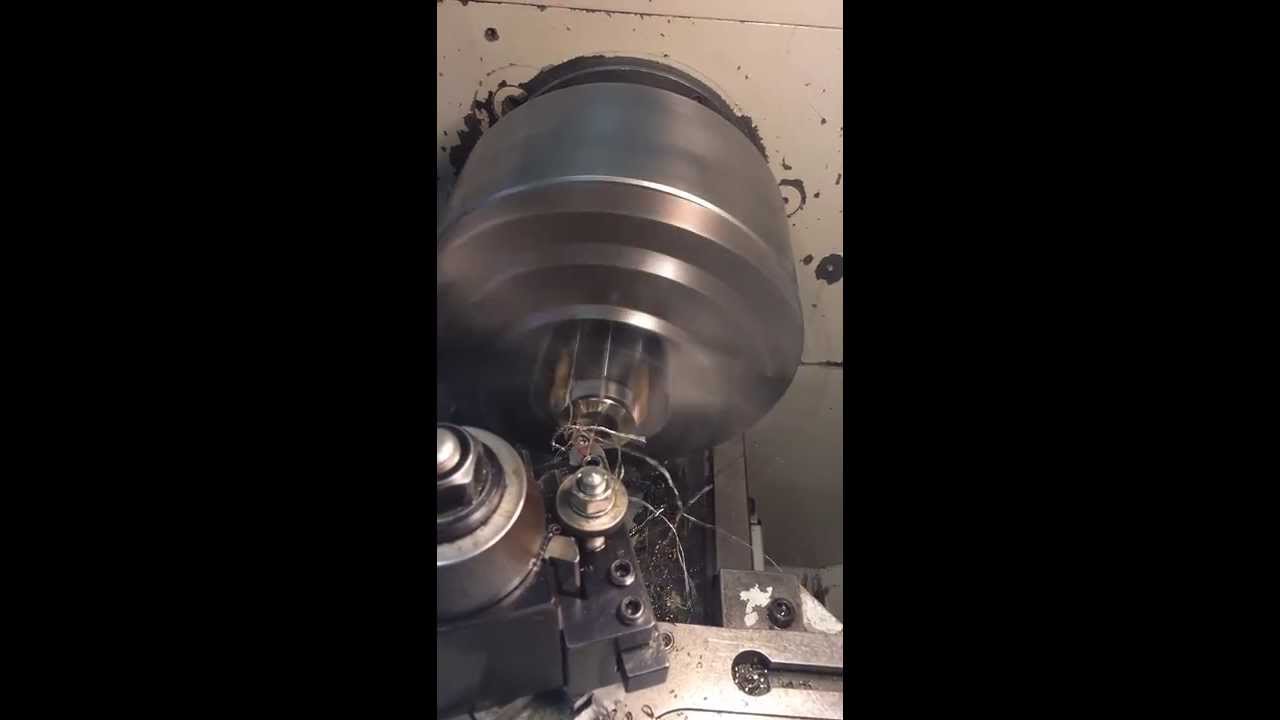 Lathe Valve Face Machining 2 - YouTube