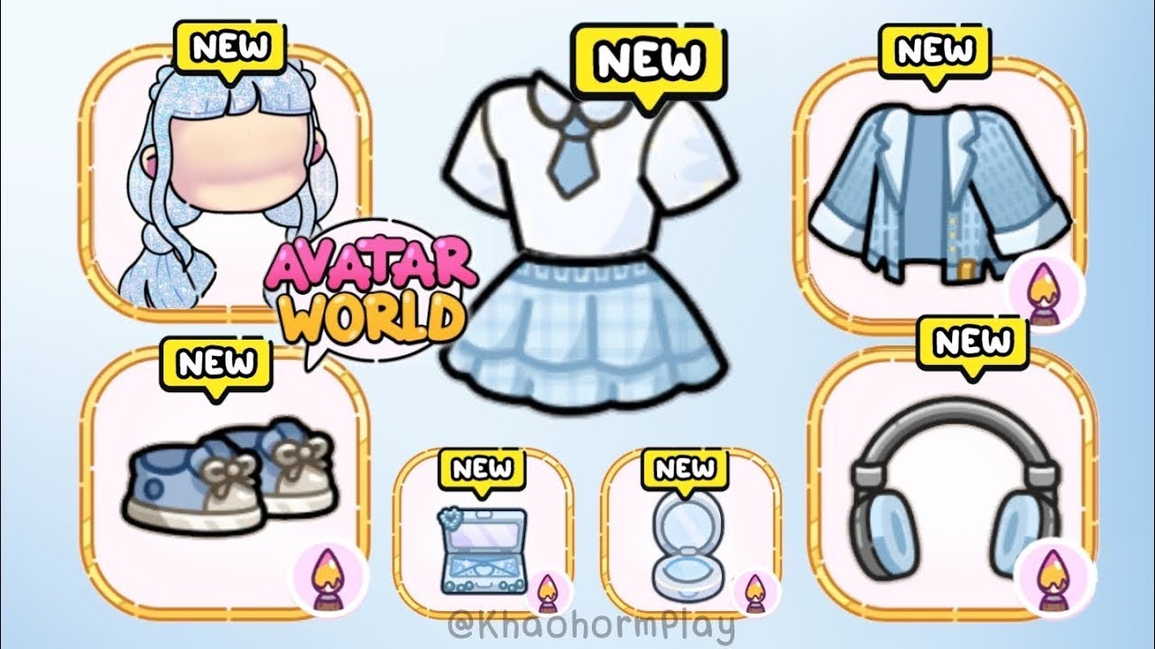 NEW! 😱 UNLOCK BABY BLUE SCHOOL OUTFITS COLLECTION SUPER SECRETS IN ...