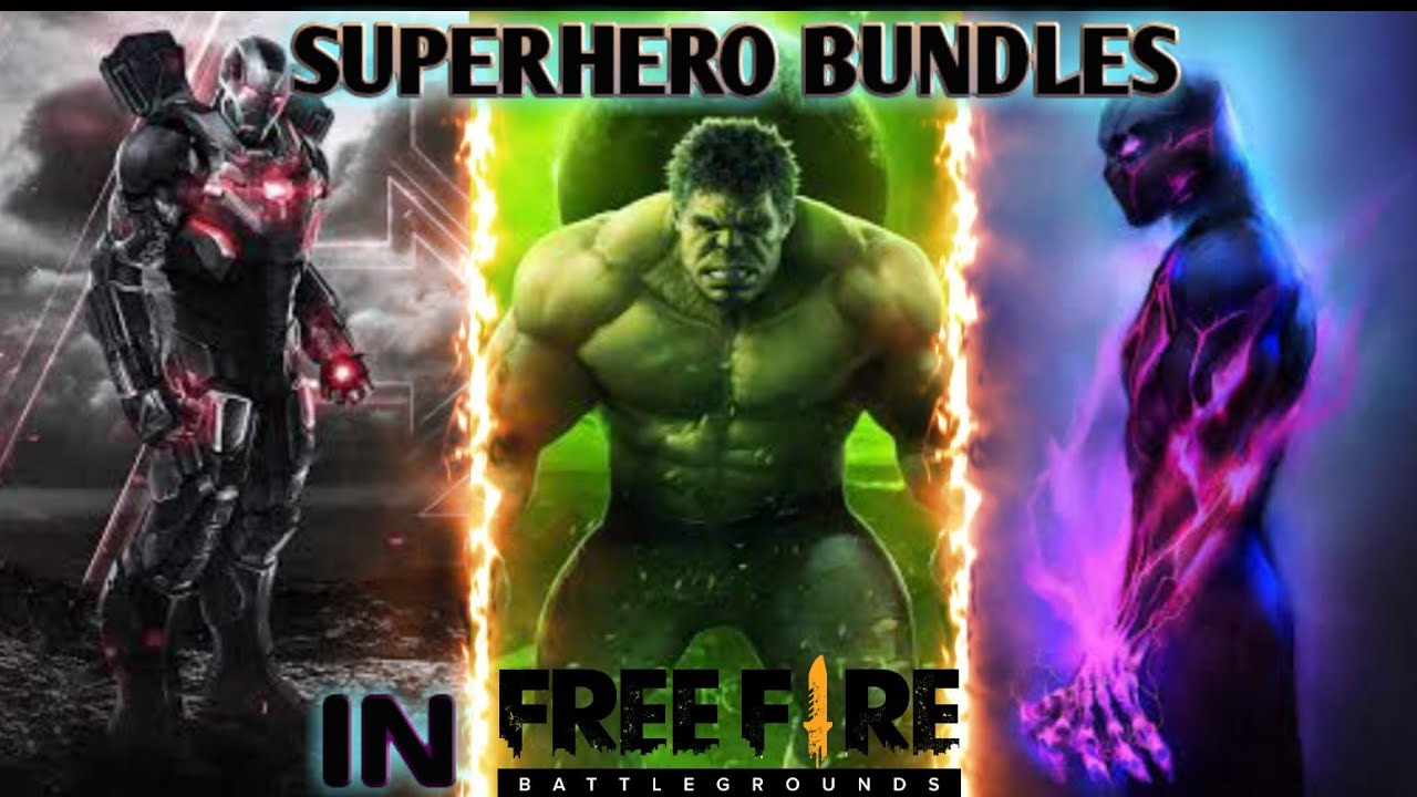 ALL SUPERHERO BUNDLES IN FREE FIRE 🔥🔥🔥 - YouTube