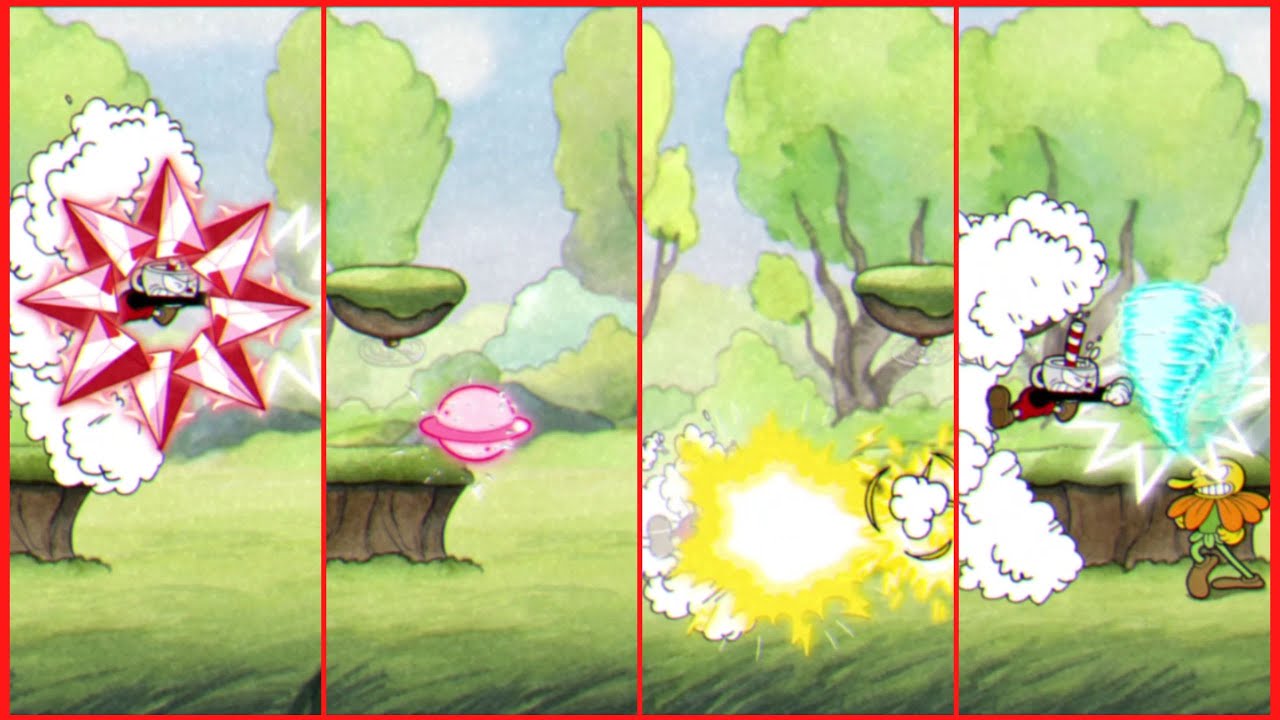 All Cuphead Shots - YouTube