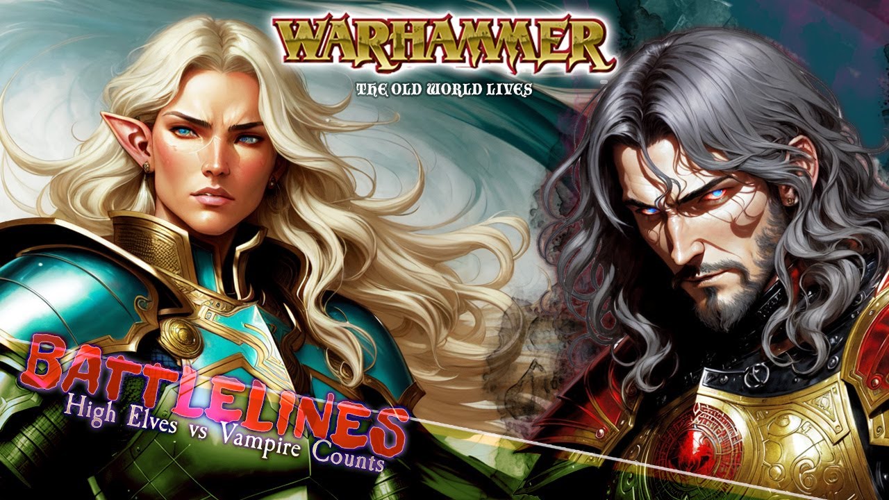 High Elves vs Vampire Counts | Warhammer Fantasy 8th edition - YouTube
