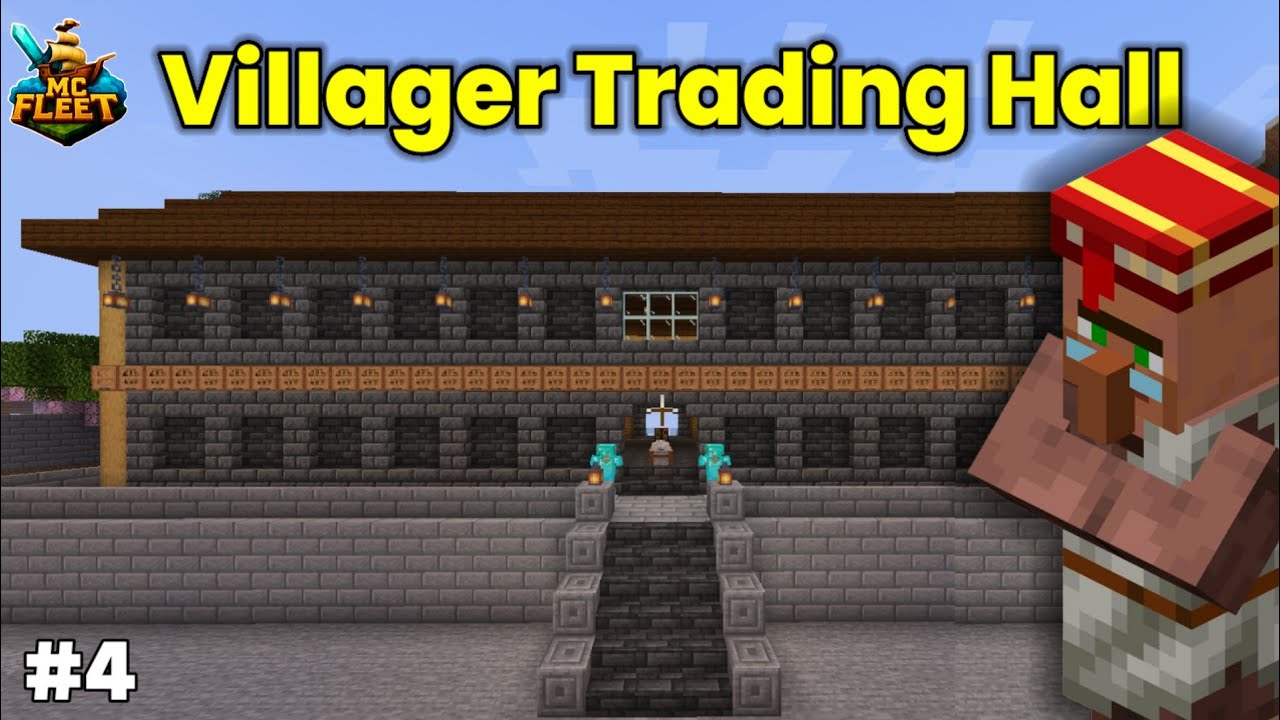I Built the ULTIMATE Villager Hall in MC Fleet Server 🔥 - YouTube