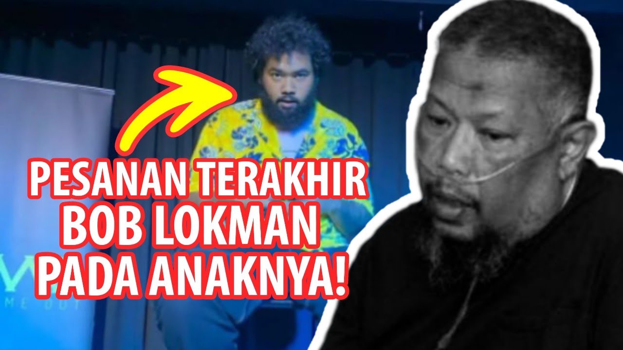 Bob Lokman Meninggal Dunia! Ini Pesanan Terakhir Bob Lokman Kepada ...