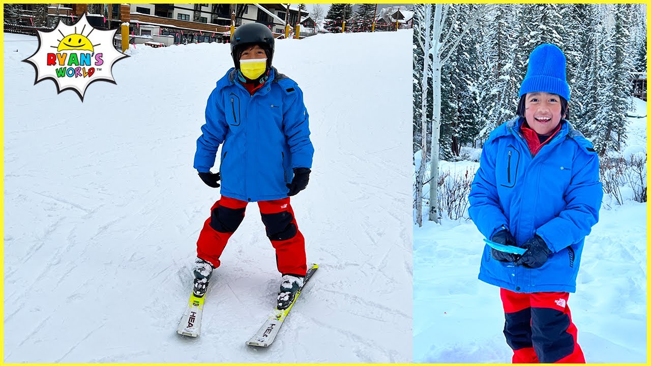 Ryan's Skiing for the first time!! - YouTube