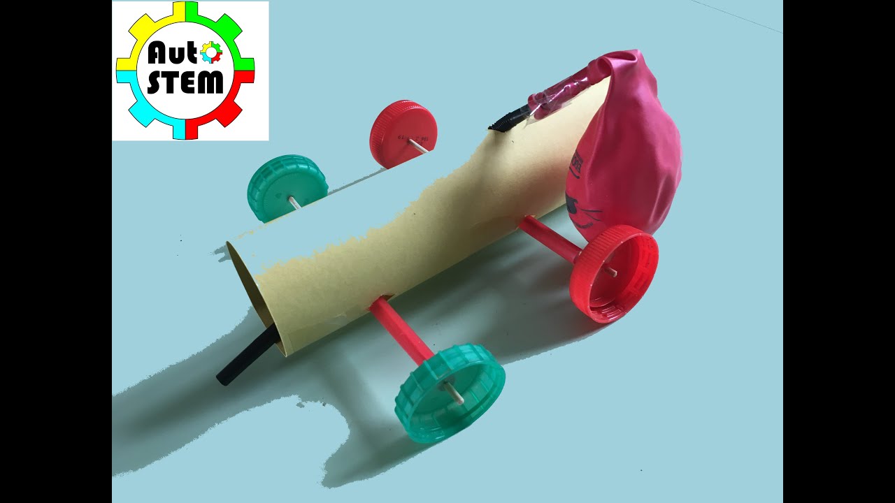 AutoSTEM the Balloon Car tutorial - YouTube