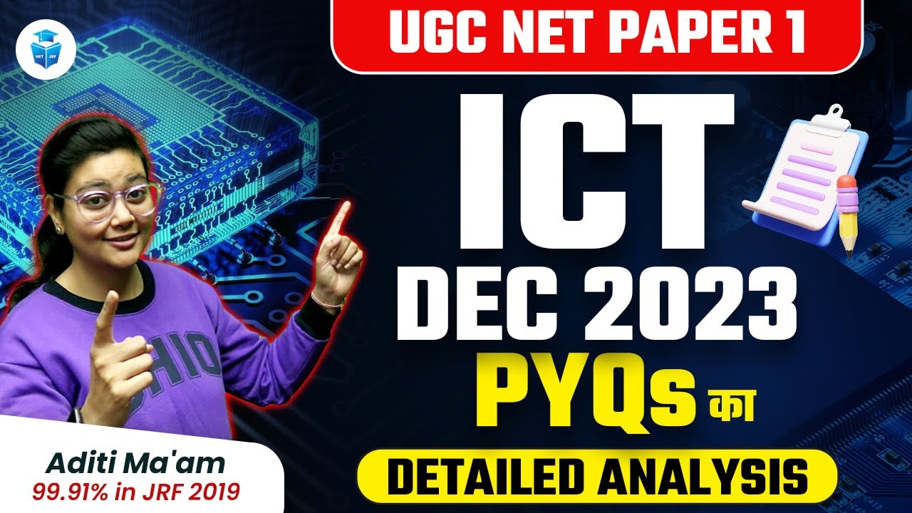 UGCNET Paper 1 ICT PYQs | UGC NET ICT 2023 Previous Year Questions ...