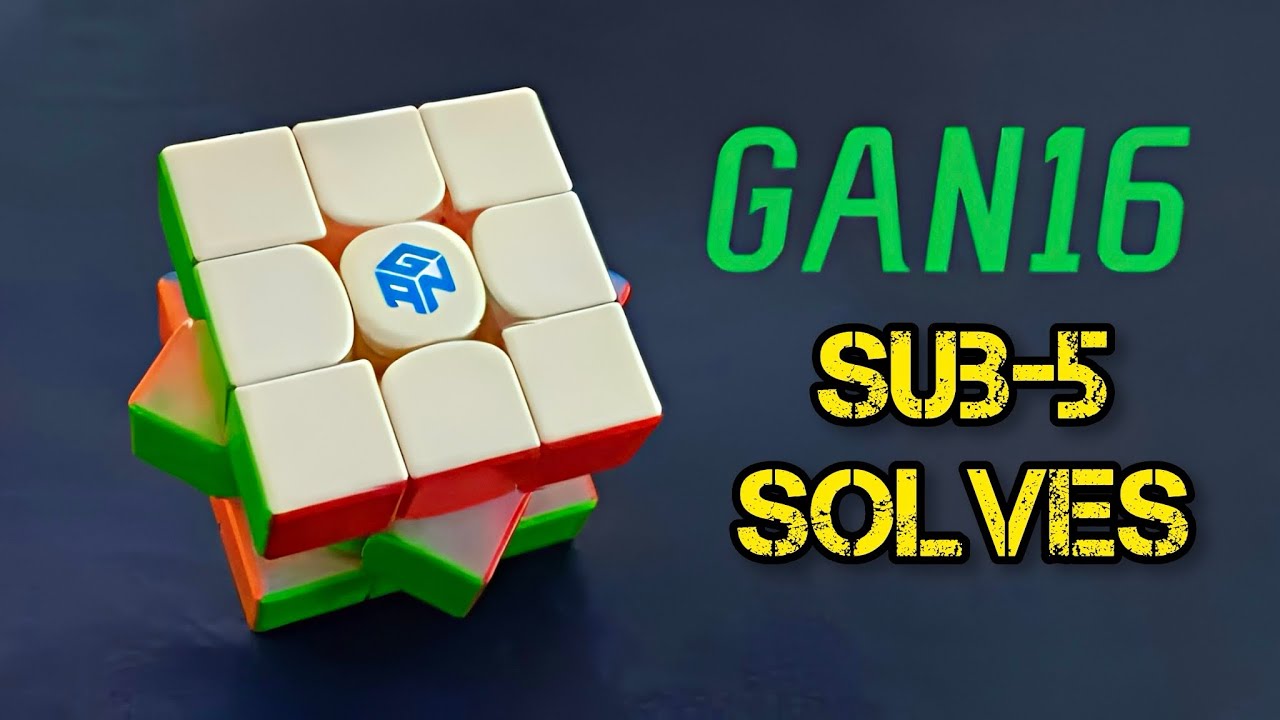 Sub-5 Solves on GAN 16 Maglev Max - YouTube