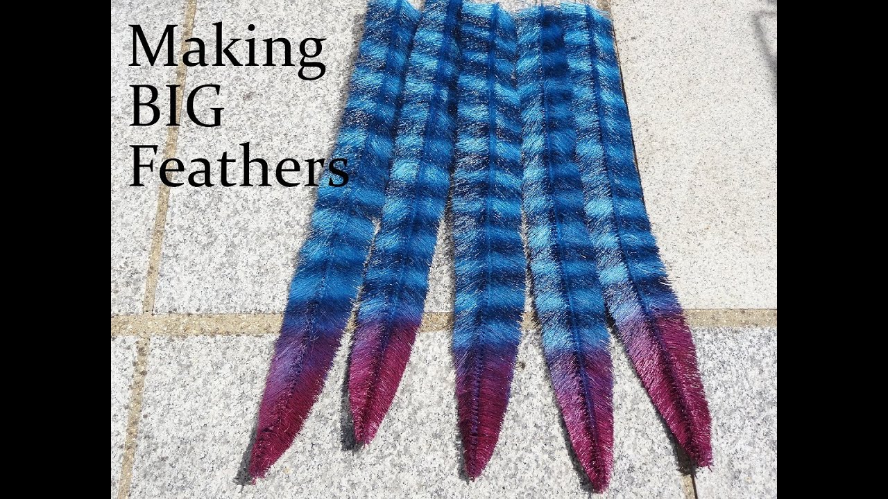 How to Make Stunning Big Feathers - YouTube