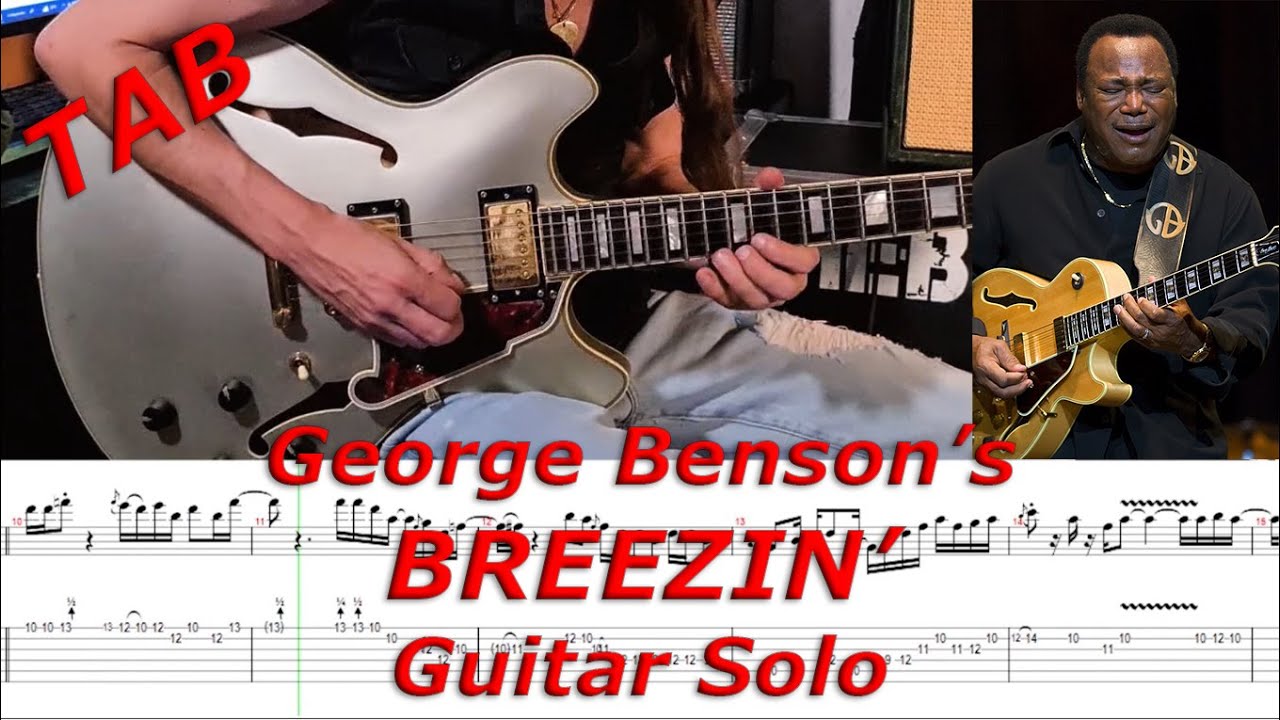 BREEZIN' (GEORGE BENSON) Guitar Solo - TRANSCRIBED - YouTube