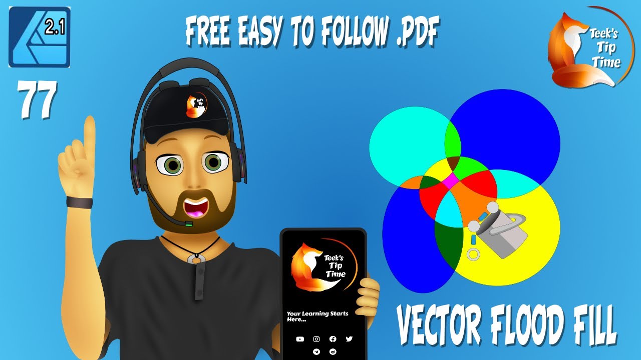 077-AFFINITY DESIGNER V2.1 - VECTOR FLOOD FILL - TEEKS TIP TIME - FREE ...