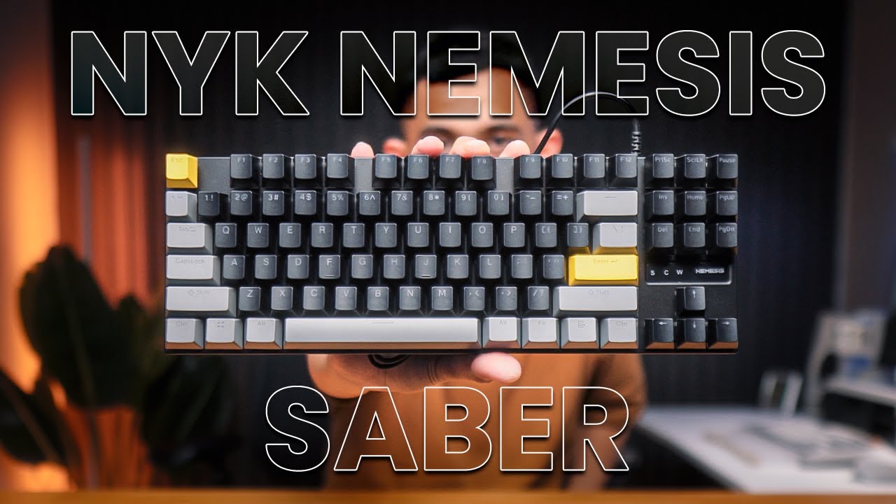 NYK Nemesis SABER - Keyboard Mechanical Gaming TKL MURAH bisa HOTSWAP ...