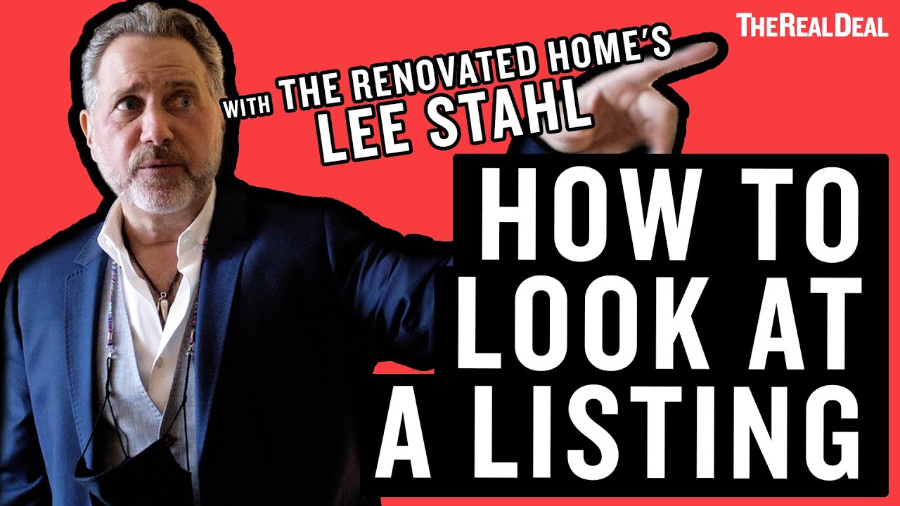 How Lee Stahl Looks At A Listing - YouTube