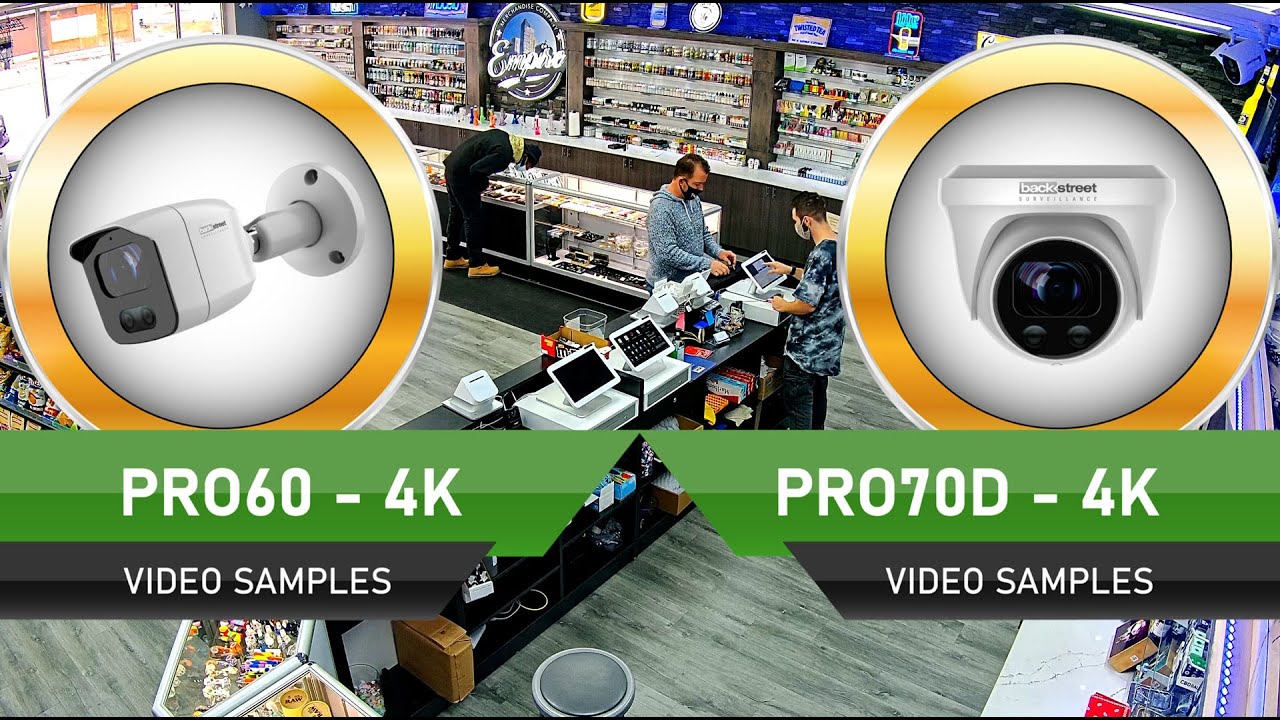 Pro60/70D - 4K Security Camera Samples - YouTube