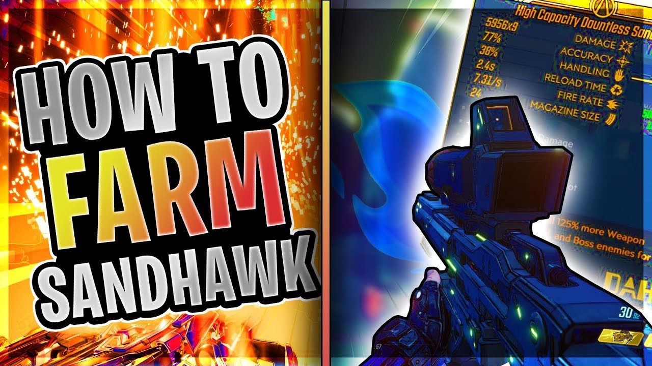 BORDERLANDS 3: THE SAND HAWK LEGENDARY WEAPON AND FARMING REVIEW GUIDE ...