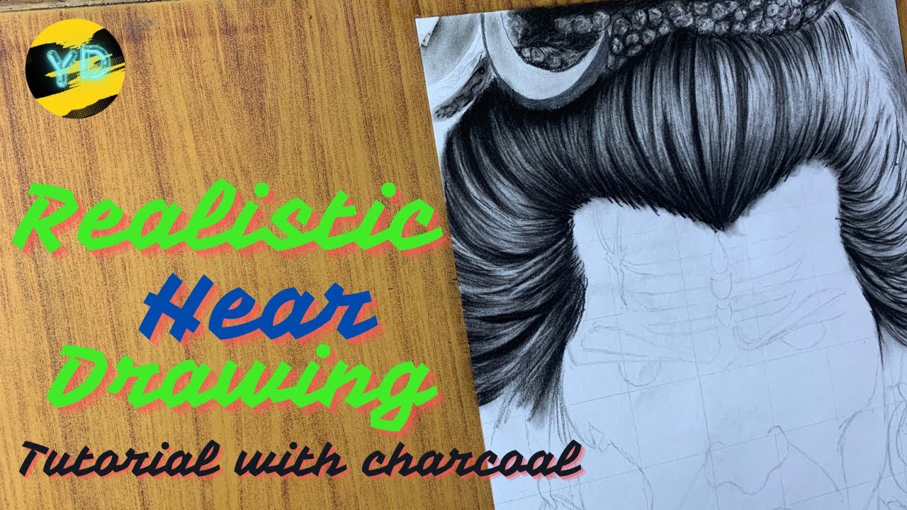 Learn to Draw Shiv Ji Realistic hear with Charcoal - Easy Tutorial ...