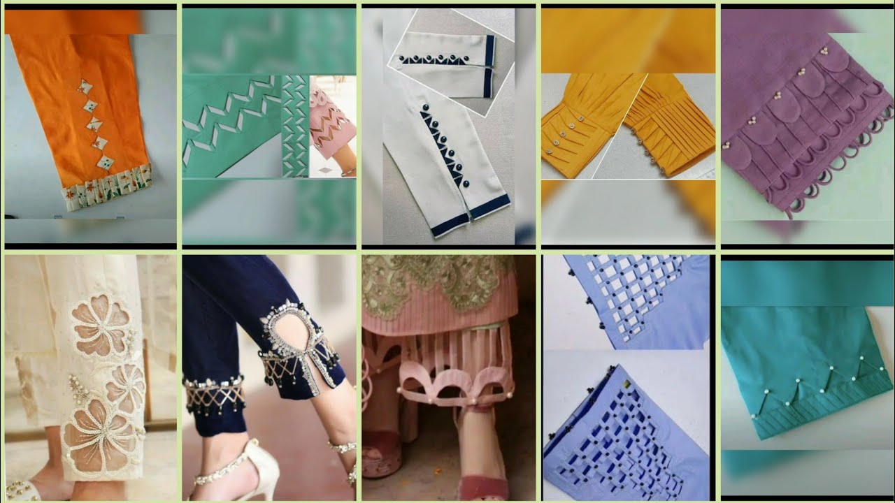 Latest Trouser design|| Cutwork trousers design 2023 - YouTube