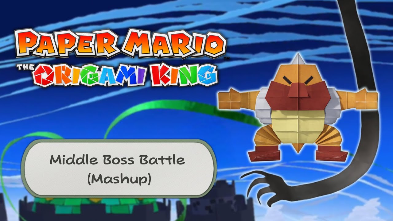 Middle Boss Battle (Mashup) - Paper Mario: The Origami King - YouTube