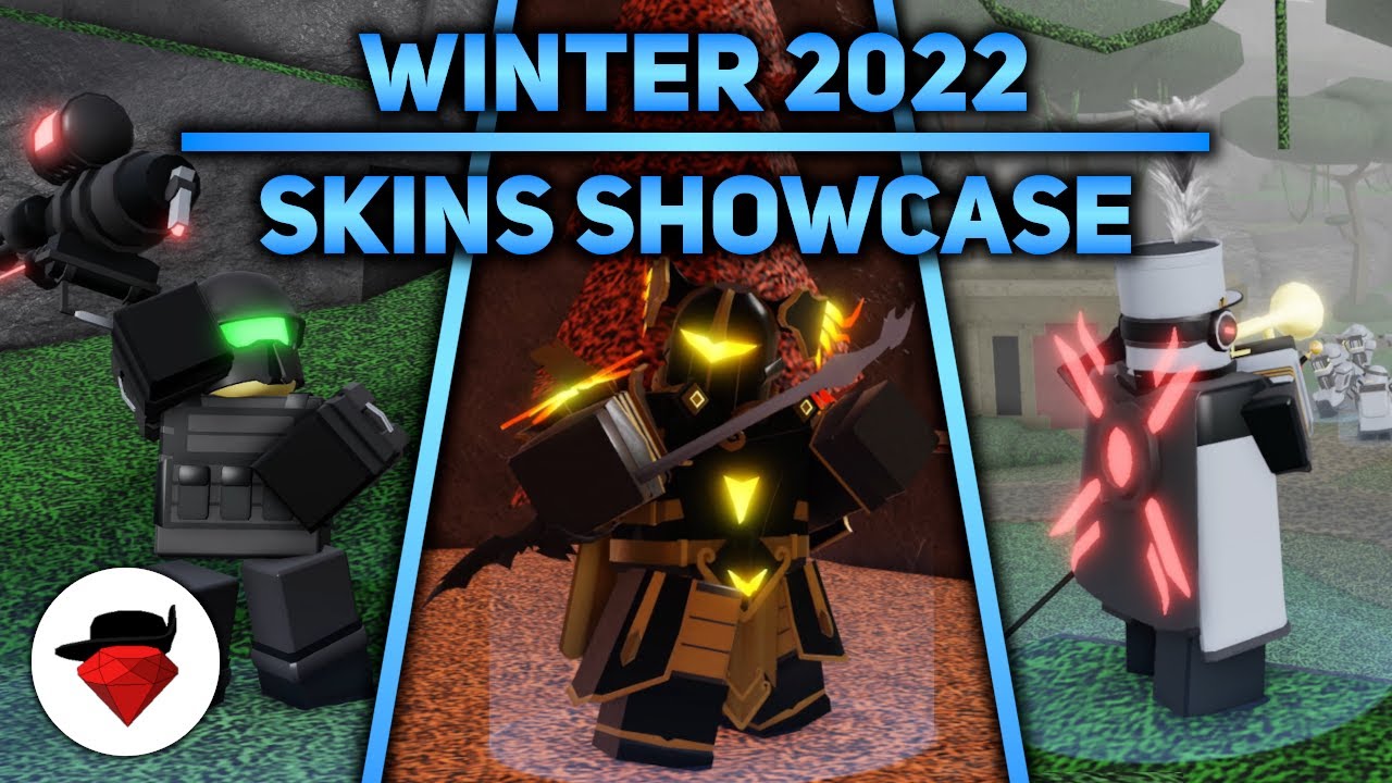 ALL Winter 2022 Skins (Cold Construct War II) | Skins Showcase | Tower Blitz [ROBLOX] - YouTube