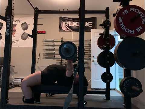 Comp bench 3@8 115, B7 w4 d1 - YouTube
