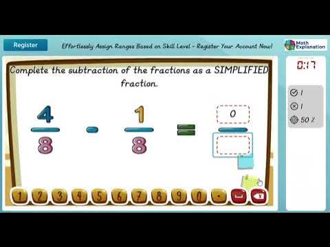 Subtracting fractions | Math Explanation - YouTube