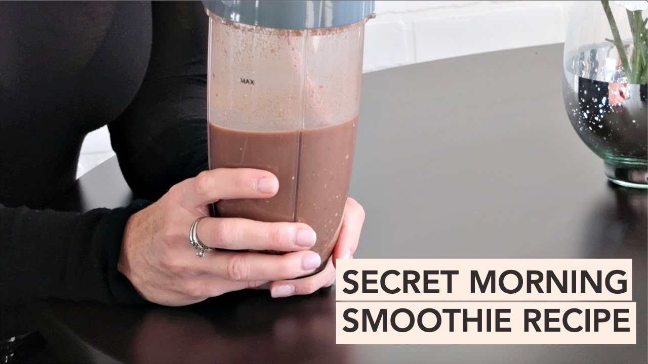Healthy Morning Smoothie Recipe "Brown Sludge" | Carrie Doll - YouTube